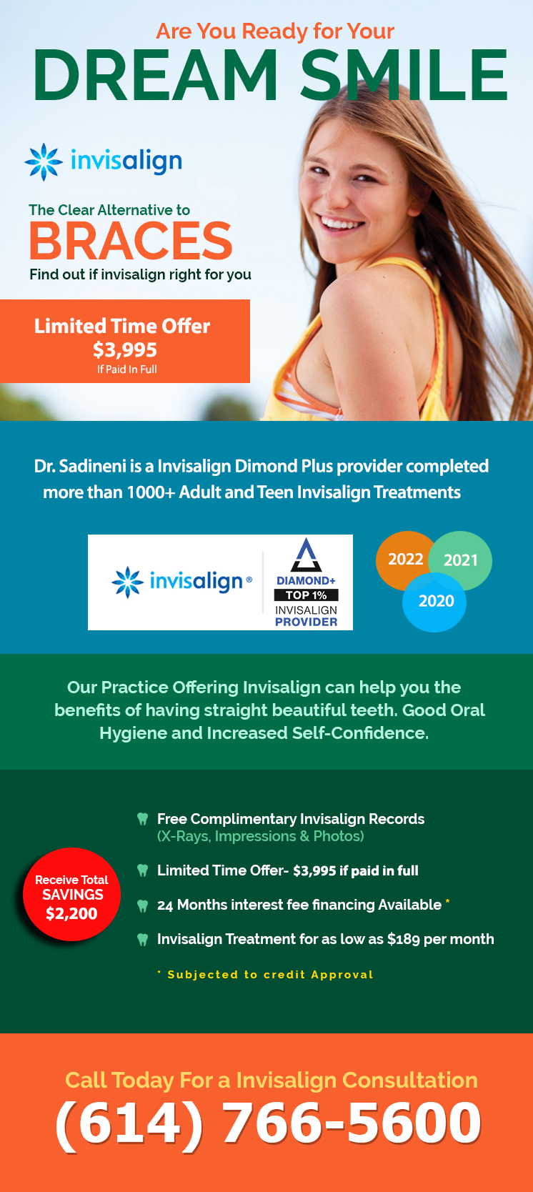 Invisalign Offer | Affordable Invisalign Dentist | Dublin OH
